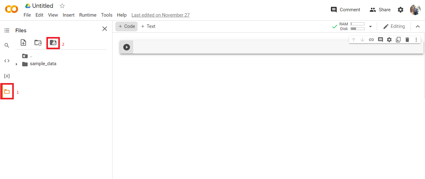 Menghubungkan Google Drive Dengan Google Colab